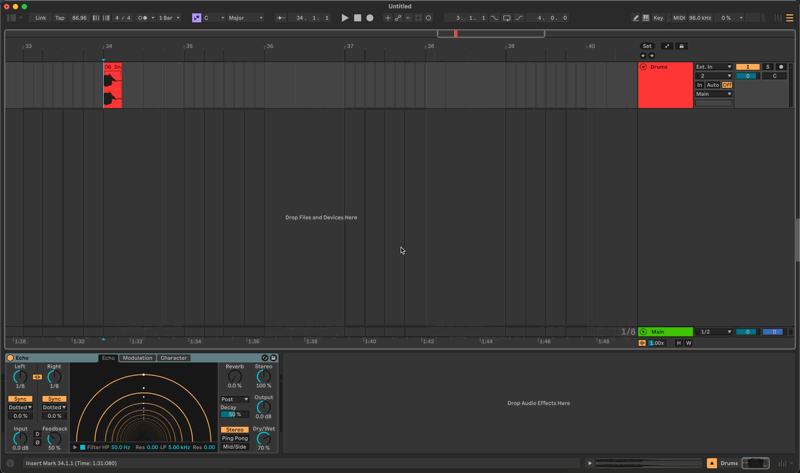 Bounce Selection By ElisabethHomeland - MaxForLive device for Ableton Live