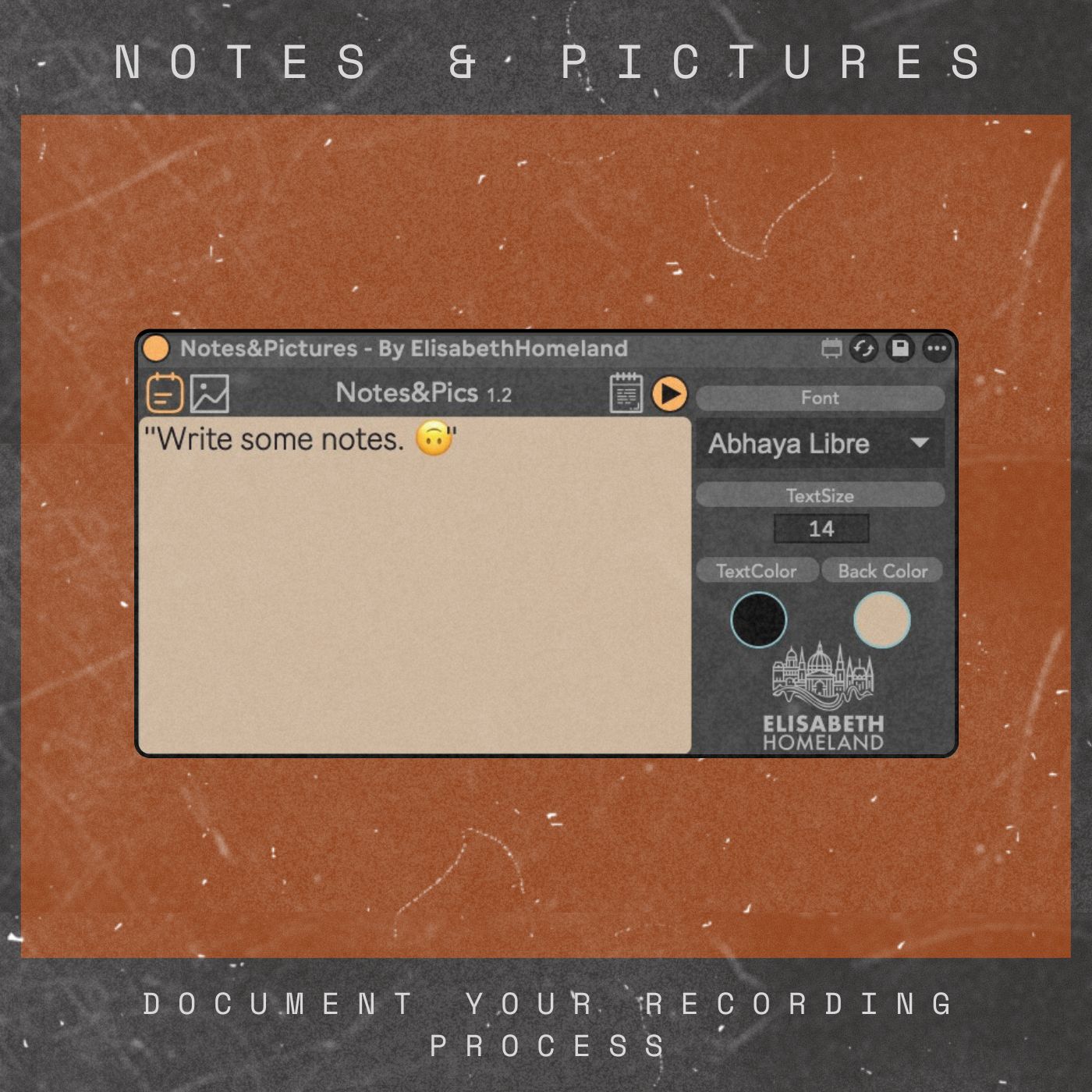 Notes & Pictures MaxForLive device for Ableton Live – ElisabethHomeland